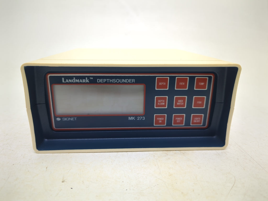 Signet LandMark MK273 Vintage Depth Sounder FishFinder Temperature Ind ...