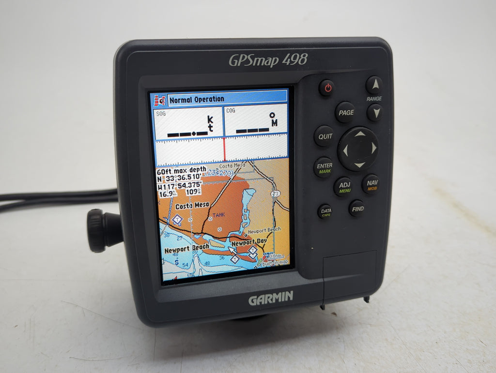 Garmin GPSMAP 498 Sounder Boat Marine 5" Color Internal GPS Antenna Ch ...