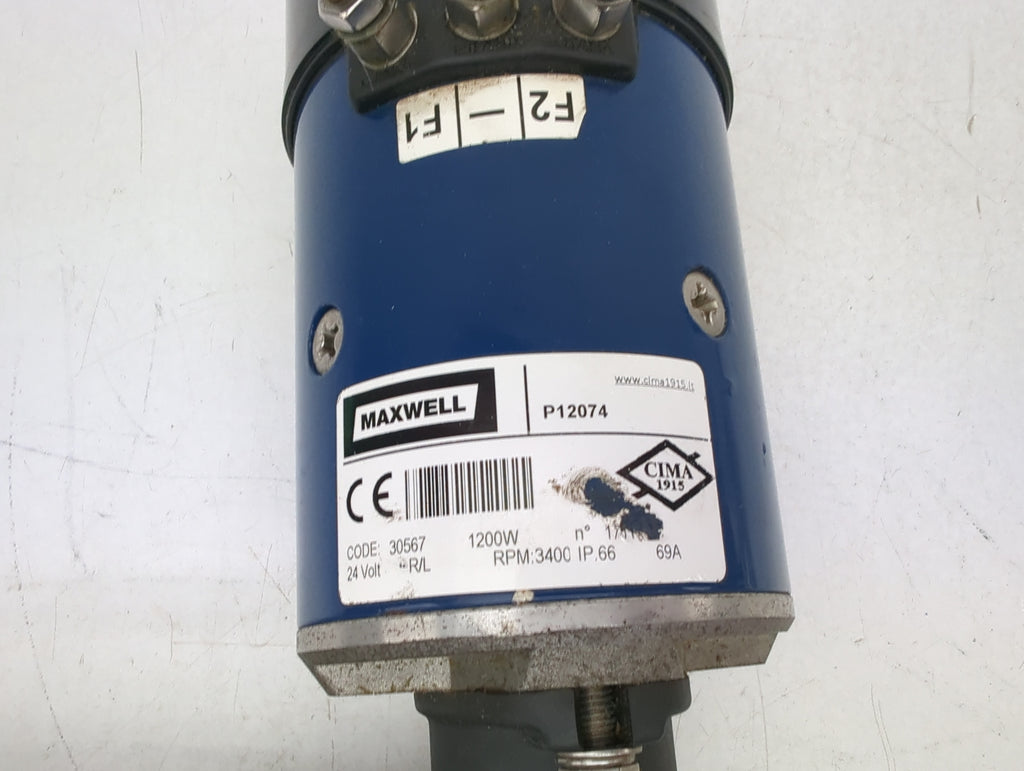 Maxwell VW1500 Boat Marine 24V Vertical Windlass Chainwheel Not Includ ...