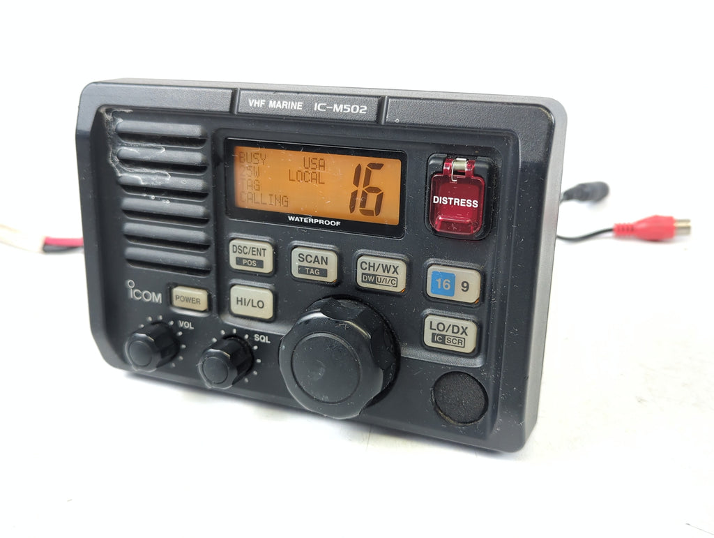 Icom IC-M502 Boat Marine Waterproof DSC VHF Radio Transceiver Hailer ...