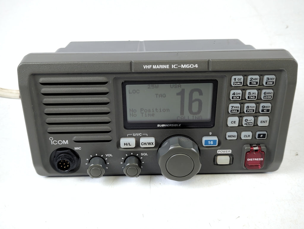 Icom IC-M604 High Performance Marine DSC VHF Radio Transceiver Hailer ...