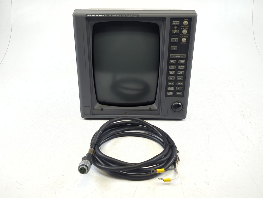 Furuno RDP-122 FR-7062 FR-7112 Boat Marine 12" Monochrome CRT Radar Di ...