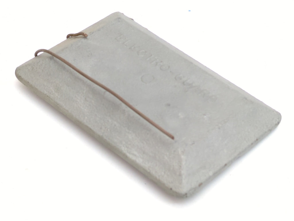 Electro Guard ZP-O ZPWW-O 6" X 4" X 3/4" Weld-On Hull Plate Zinc Anode ...