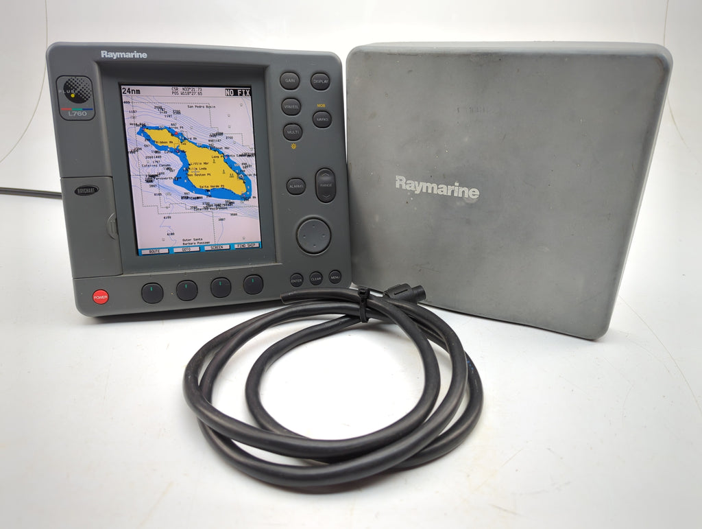 Raymarine L760 Plus L760RCP E63019 E63012 7" LCD Fishfinder Chartplott ...