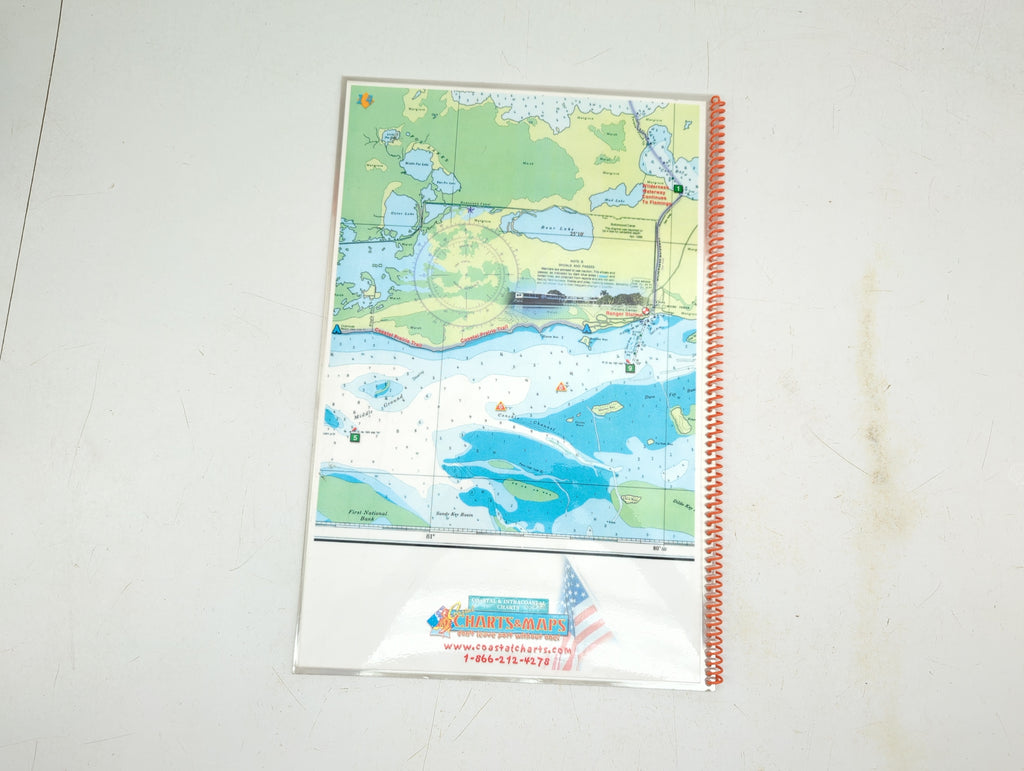Waterproof Nautical Chart Kit South Florida 10,000 Islands Gullivan Ba ...