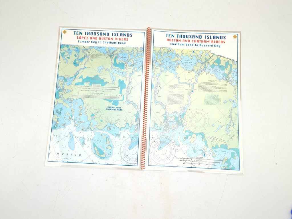 Waterproof Nautical Chart Kit South Florida 10,000 Islands Gullivan Ba ...