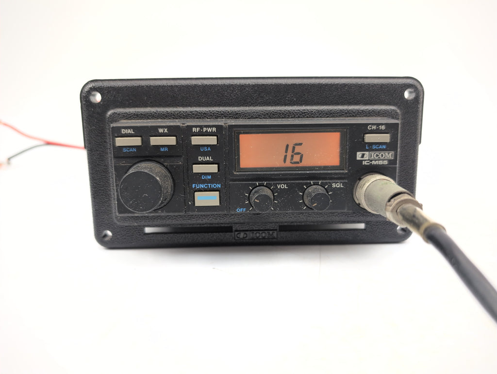 Icom IC-M55 Boat Marine Compact VHF Radio Transceiver with Microphone ...