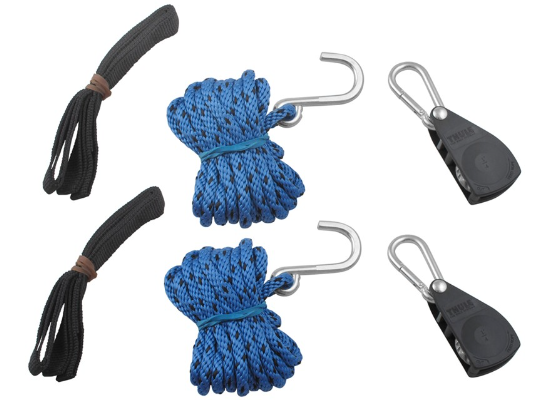 Thule 855XT QuickDraw Ratchet Tie-Down System with Bow and Stern Rope ...