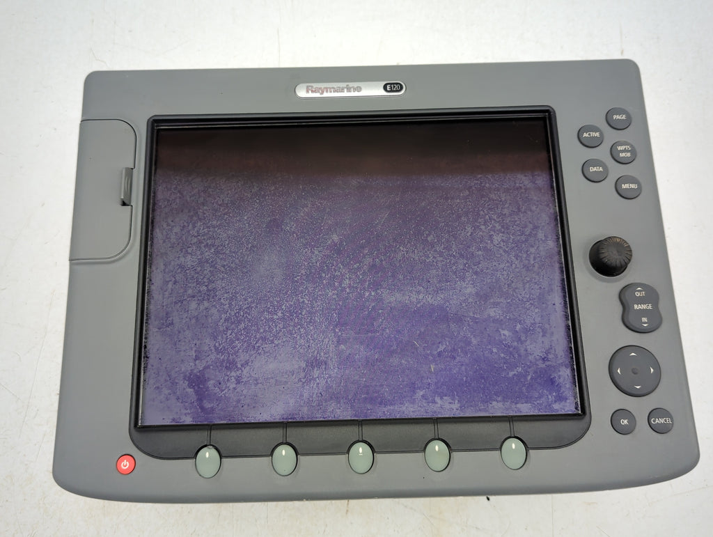 Raymarine E120 E02013 Color 12.1" FishFinder Radar GPS Chartplotter MF ...