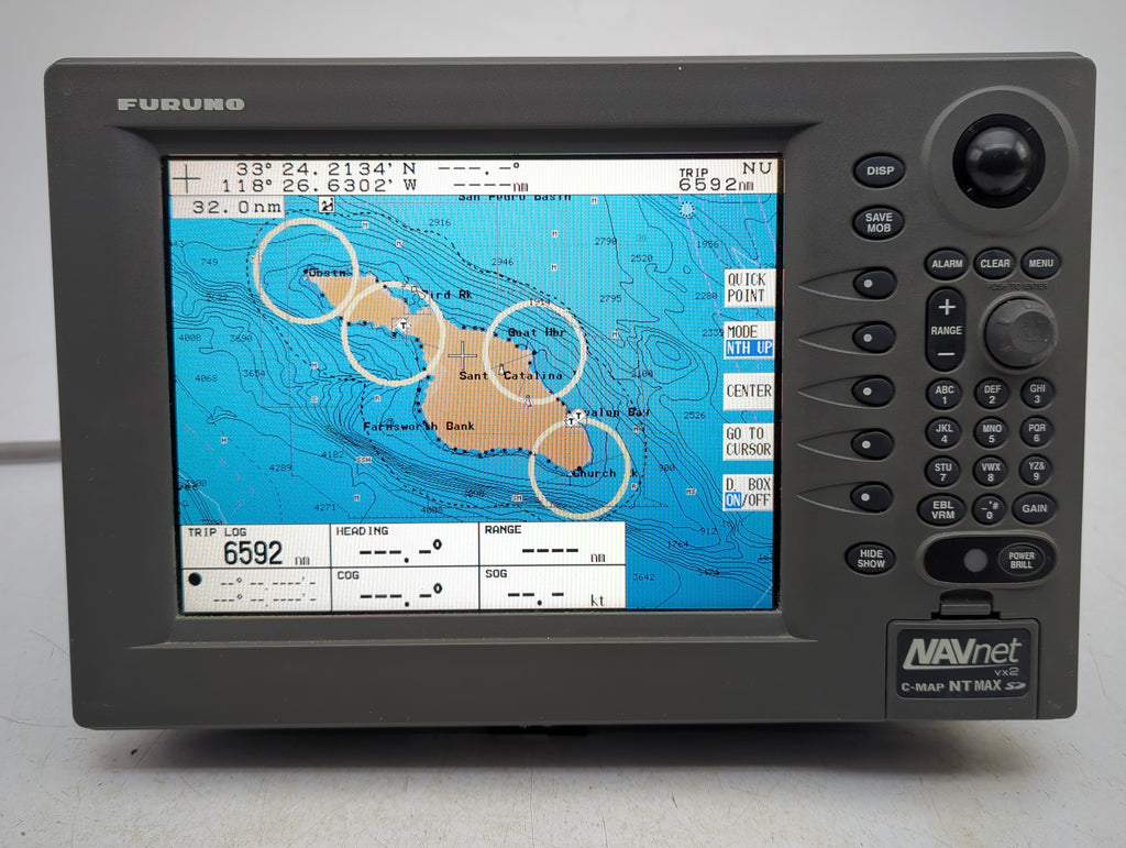 Furuno RDP-149 NavNet VX2 C-MAP 10.4" Color FishFinder Radar GPS Chart ...