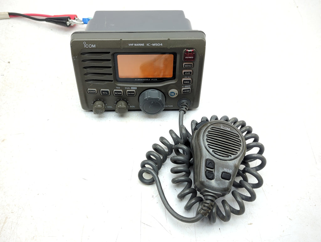Icom IC-M504 High Performance Marine DSC VHF Radio Transceiver Hailer ...