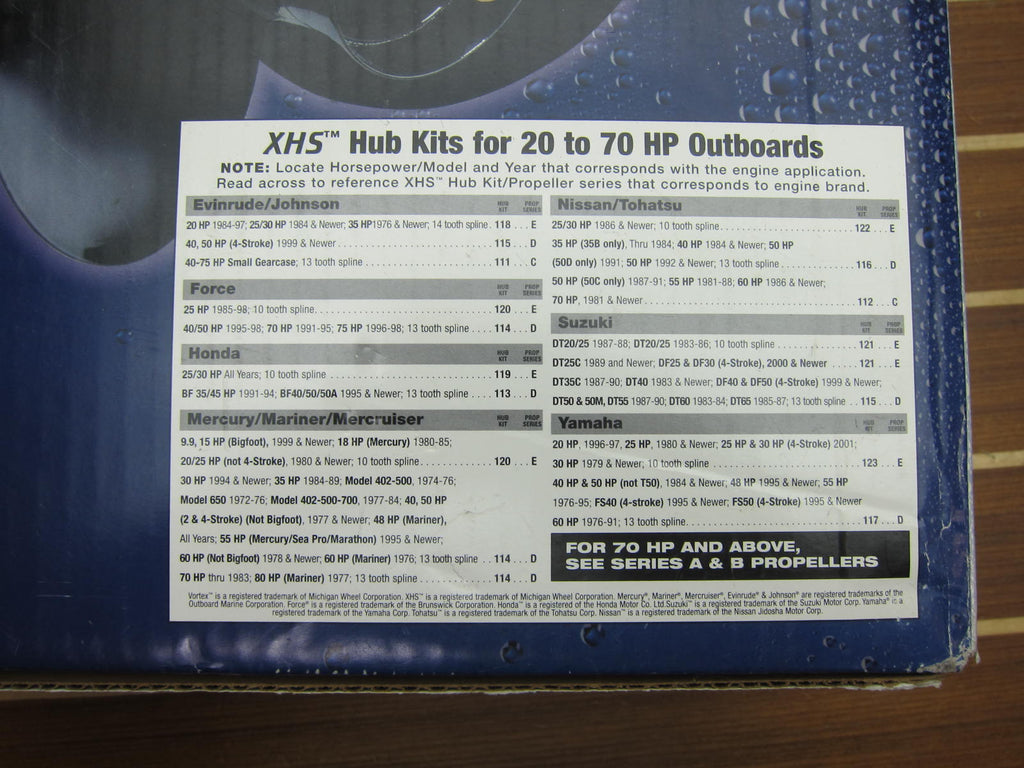 OMC 386786 Johnson Evinrude Outboard Vortex Aluminum 11.75" X 15 Prope ...