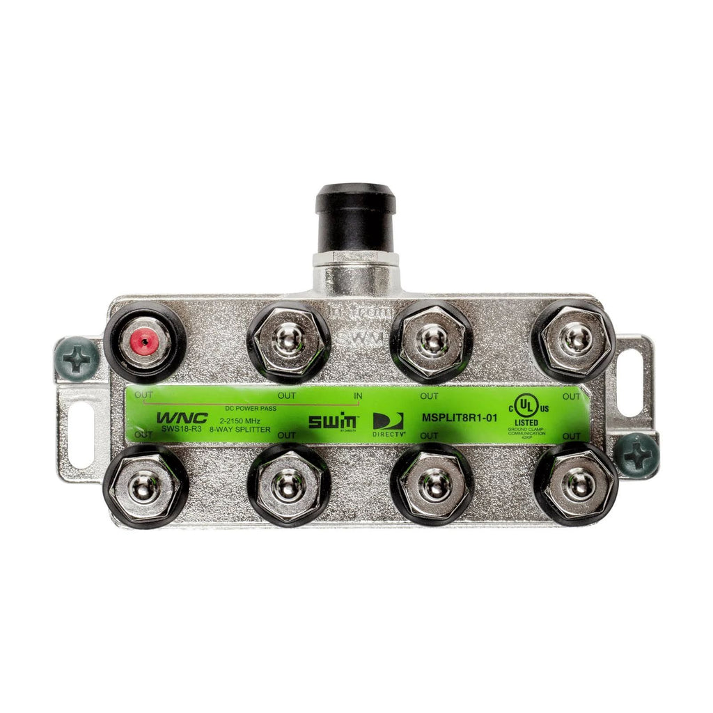 KVH 19-0618 Marine Boat DIRECTV SWM 8-Way Splitter – Second Wind Sales