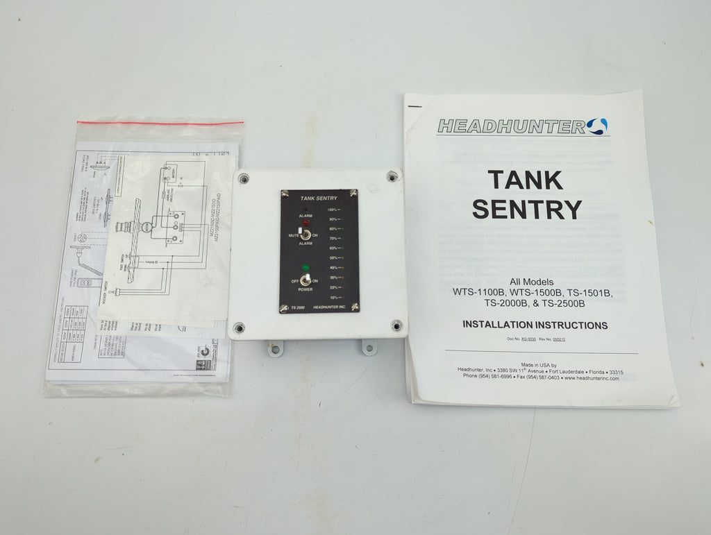 Headhunter TS-2500B Marine Tank Sentry System Level Indication and Low ...