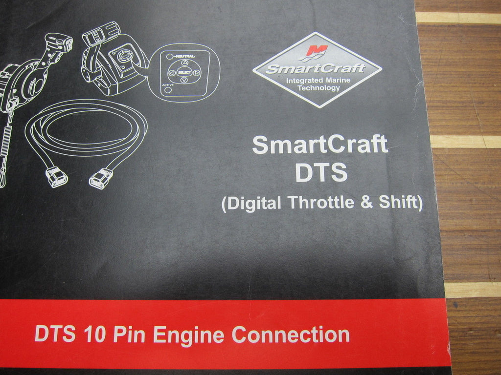 Mercury Marine 90-895372 SmartCraft DTS 10-Pin Engine Connection Servi ...