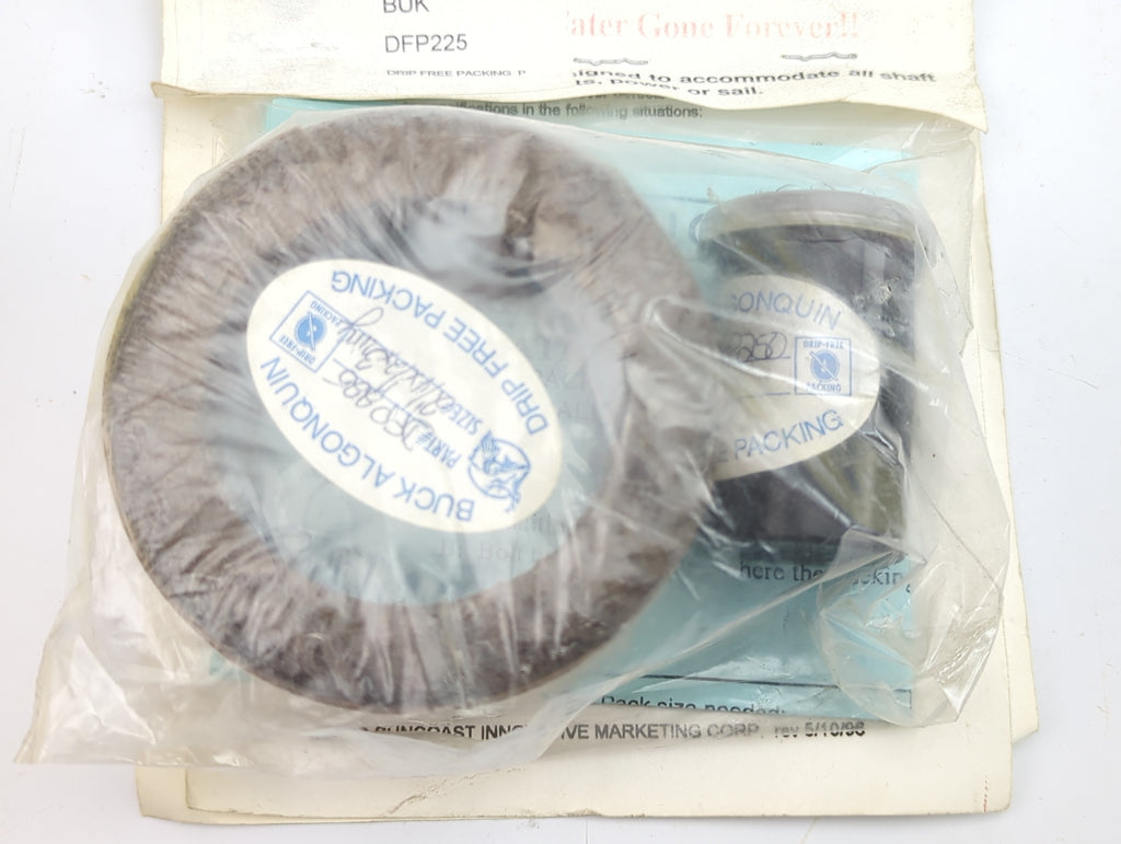 Buck Algonquin DFP225 "Drip-Free" Dripless Moldable 2-1/4" Shaft Packi ...