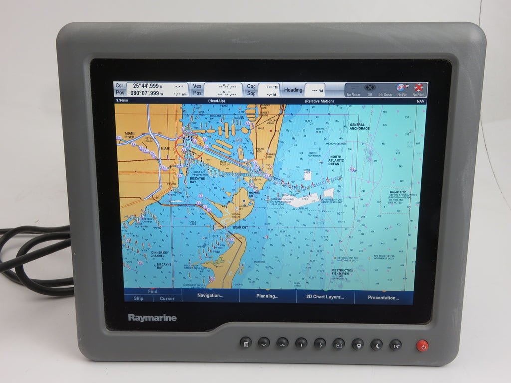 Raymarine G-Series GPM400 12" Color Touchscreen FishFinder Radar GPS C ...
