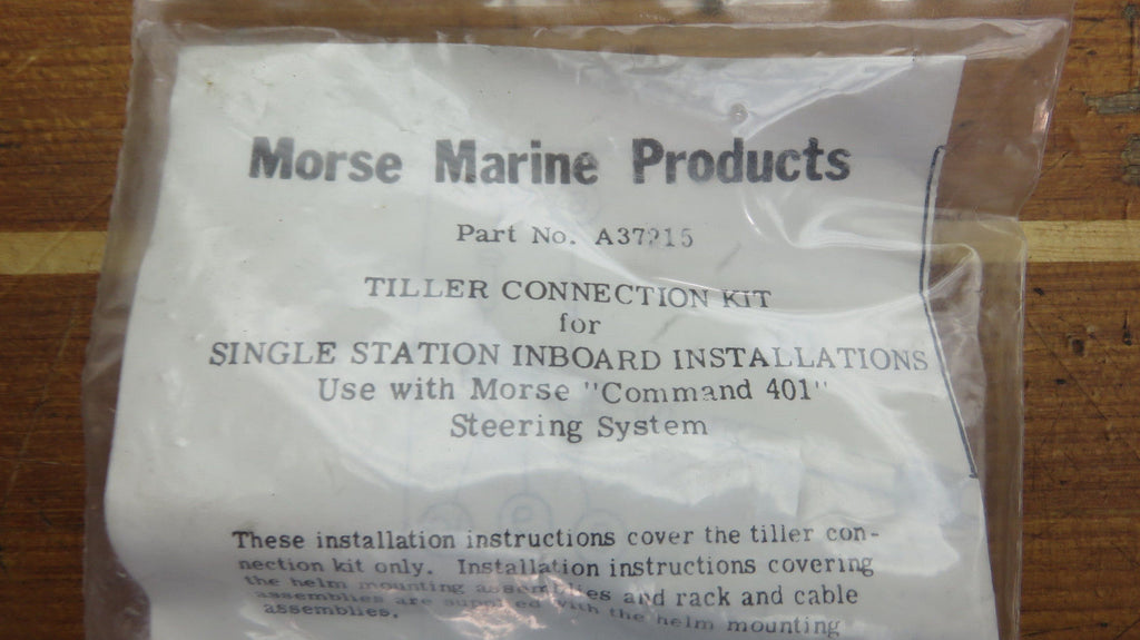 Teleflex Morse A37215 37215 Tiller Connectin Kit for Command 401 Helm ...