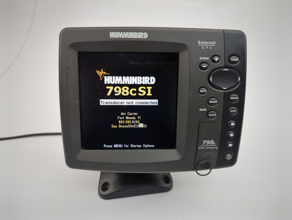 Humminbird 798ci SI Marine Combo 5" Waterproof GPS Chartplotter with S ...