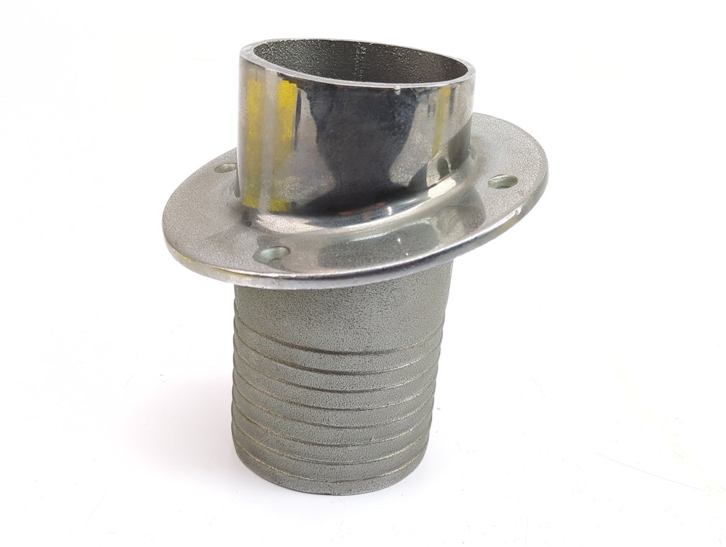 Buck Algonquin 00TE400 Chrome Plated Bronze 4" 16° Degree Transom Exha ...