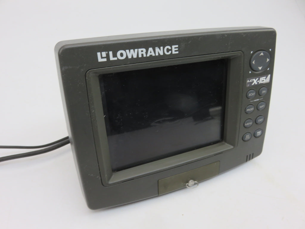 Lowrance LCX-15MT Boat Marine FishFinder GPS ChartPlotter FOR PARTS ...