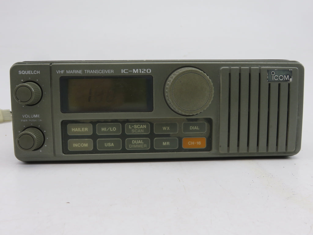 Icom IC-M120 Boat Marine VHF Marine Radio Transceiver with Microphone ...