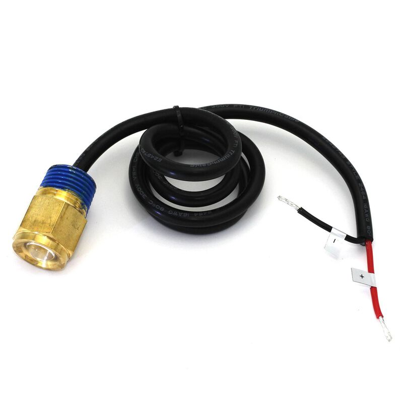 West Marine 90-1050W White 1/2" LED Boat Drain Plug Underwater Light ...