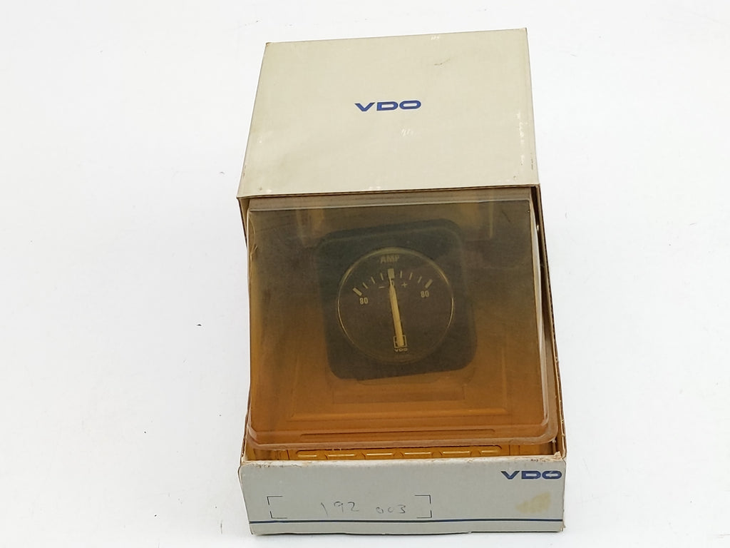 VDO 192 003 Blue Line Marine 2" 80 AMP Analog Ammeter Gauge – Second ...