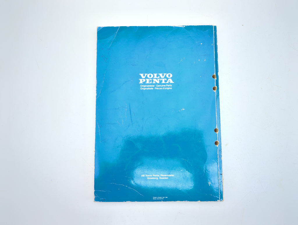 Volvo Penta 7742230-1 Genuine OEM MD11 MD17 Parts Catalogue Service Ma ...