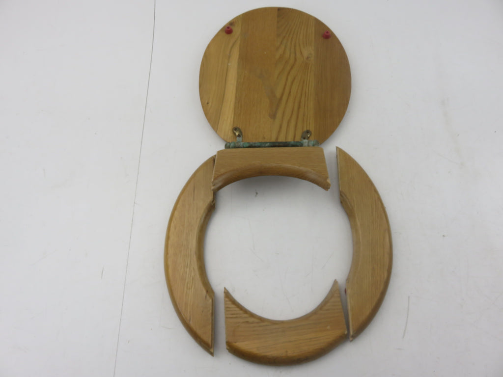 Blakes-Lavac Genuine OEM Victory and Classic Oak Toilet Seat with Bron ...