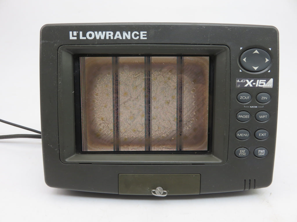 Lowrance LCX-15MT Boat Marine FishFinder GPS ChartPlotter FOR PARTS ...